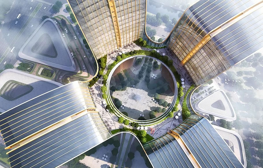 上海长三角G60科创之眼 | Aedas - 景观网